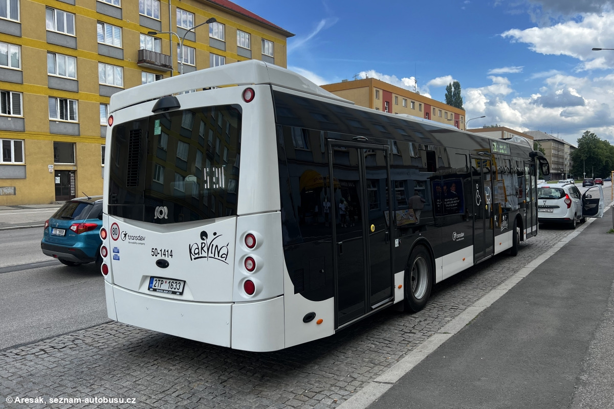 Fotografie SOR NS 12 50-1414 (2TP 1633) Transdev Slezsko | Karviná-Nové ...