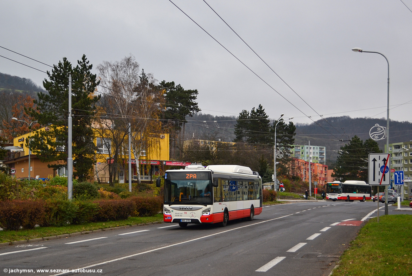 Fotografie Iveco Urbanway 12M CNG 72/III (8U6 2154) DP města Ústí nad ...